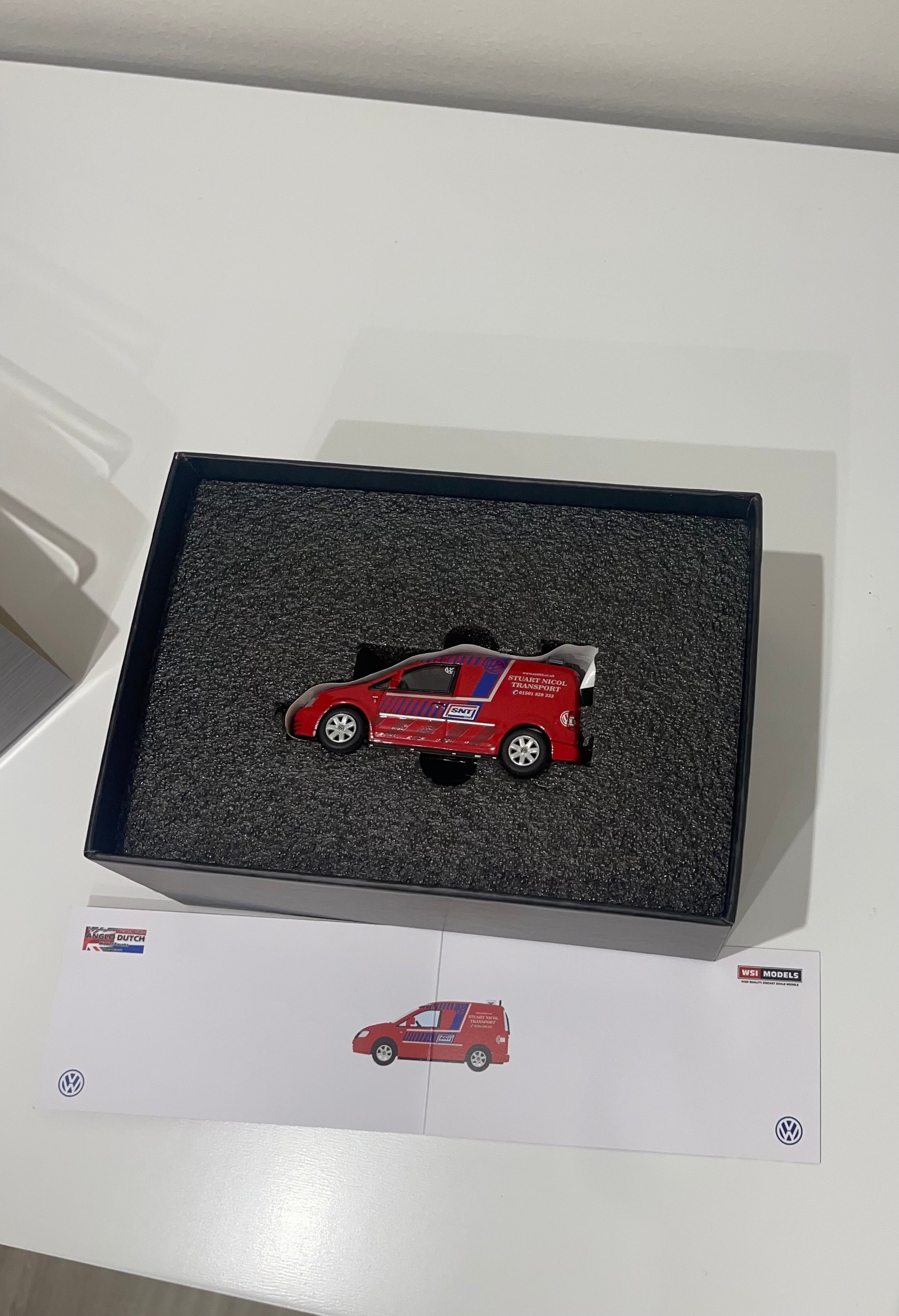 VW Caddy WSI Model – Stuart Nicol Transport Merchandise